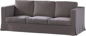 Potah na pohovku IKEA  Karlanda 3-místná nerozkládací, dlouhý barva hnědá látka sametová