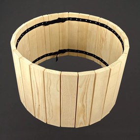 AMADEA Dřevěný designový obal s plastovou nádobou uvnitř, 54x54x30 cm