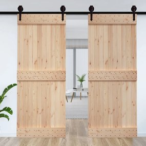 Dveře NARVIK 95 x 210 cm masivní borové dřevo,  154434