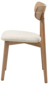 Designová jídelní židle Wapaheo bílá