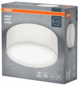 Osram - Stropní svítidlo ORBIS PARIS 1xE27/25W/230V pr. 30 cm bílá