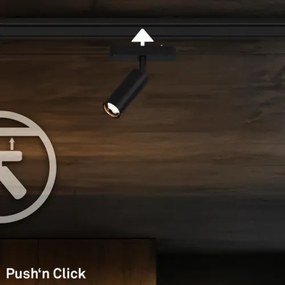 Lištové LED svítidlo BRILONER Luxtrail 48V spot 5W nastavitelné černá 8031015