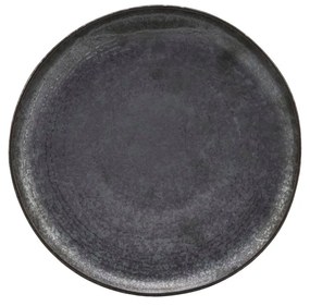 House Doctor, Dezertní kameninový talíř PION, 21,5 cm | černý 206260204S