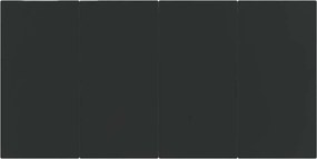 vidaXL 5dílný zahradní jídelní set polyratan [3156656] Barva: Černá