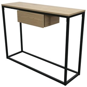 Konzolový stolek NAVARA (dub + černá). 1091531