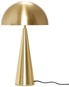 OnaDnes -20% Zlatá kovová stolní lampa Hübsch Mush 50 cm