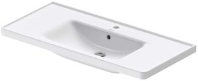 Duravit D-Neo - Umyvadlo 100x48 cm, 1 otvor pro baterii, bílá 2367100000