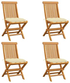 Zahradní židle s antracitovými poduškami 8 ks masivní teak