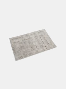 Sinsay - Koupelnový kobereček s geometrickým vzorem - šedá