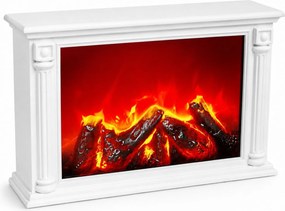 Dekorativní LED krb v klasickém stylu, 10 x 33 x 21 cm