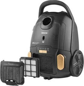 SENCOR SVC 8310BK černá / Sáčkový vysavač / 800 W / 3L / 68 dB / 11m r