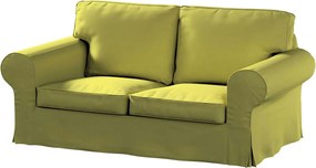 Potah na pohovku IKEA Ektorp 2-místná rozkládací NOVÝ MODEL 2012 barva zelená látka lesklé, sametová