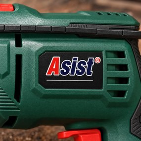 Asist AE1P65DN-1-SAD Příklepová vrtačka 650 W + sada vrtáků