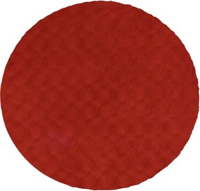 Obsession, Kusový koberec Diamond Cut 800 Red kruh, 200x200 (průměr) kruh, červená, ložnice