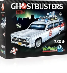 WREBBIT 3D puzzle Auto Ghostbusters ECTO-1 / 280 dílků / od 12 let