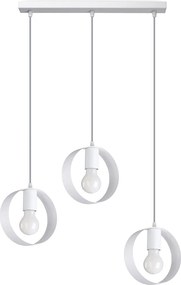 Sollux Lighting Závěsné svítidlo TITRAN 3 bílé