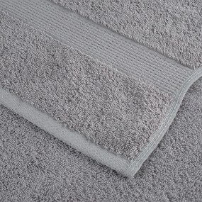 Prémiové ručníky SOLUND 4 ks šedé 50x100 cm 600 g/m² 137306