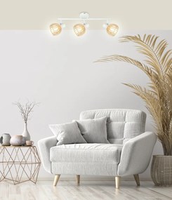 Bílé stropní svítidlo Attari pro žárovku 3x E14  - Candellux
