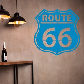 Živá Zeď Samolepka na zeď Route 66 Barva: černá