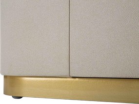 Designový noční stolek Ondelette 60 cm krémový