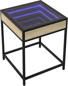 Noční stolek s Infinity LED dub sonoma 40 x 40 x 51 cm 3284092