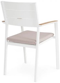 BIZZOTTO Zahradní židle ZELMAR bílá 0663786