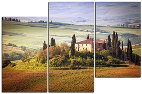 Obraz na plátně - Italská venkovská krajina 1156D (135x90 cm)