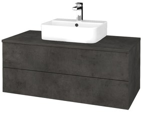 Dřevojas koupelnová skříňka MODULE SZZ2 100 (umyvadlo JOY 3) Barevné provedení: D01 Beton