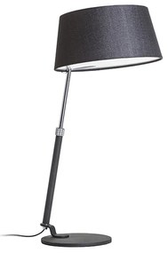 RENDL R12486 RITZY stolní lampa, dekorativní černá chrom