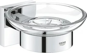 Grohe QuickFix Start Cube - Mýdlenka s držákem sklo/chrom