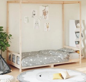 vidaXL Dětská postel 90 x 200 cm masivní borové dřevo [834523] Barva: Přírodní