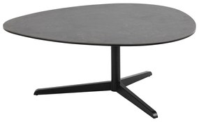 Konferenční stolek se skleněnou deskou 100 cm Černý ROST