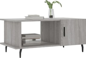 vidaXL Konferenční stolek 90 x 50 x 40 cm kompozitní dřevo [829506] Barva: šedá sonoma