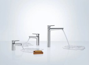 Hansgrohe Talis E, páková umyvadlová baterie 110 LowFlow 3,5 l/min s odtokovou soupravou s táhlem, chromová, 71715000
