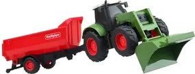 FARM COLLECTION Traktor s přívěsem na setrvačník / se zvukem a světlem