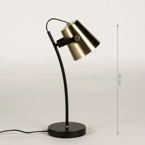 Stolní designová lampa Laventa Black and Gold