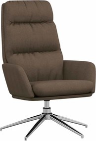 Relaxační křeslo taupe textil 341139