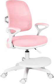 Dětská rostoucí židle Neoseat JUNI 020 — látka, pratelný potah, růžová