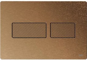 Tece Solid Ovládací tlačítko texturované, kartáčovaný bronz 9240435