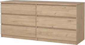Komoda Simplicity 154 x 50 x 70 cm, hikora jackson