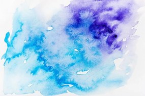 Samolepící tapeta modro-fialové abstraktní umění - 375x250 cm