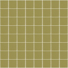 Hisbalit Skleněná mozaika zelená Mozaika 337B MAT 4x4  4x4 (32x32) cm - 40337BMH