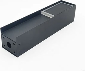 LED Venkovní lampa MODO LED/4,8W/230V 4000K IP44 30 cm černá