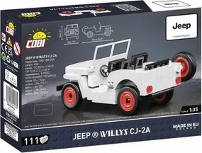 COBI 24518 Jeep Willys CJ-2A / 111 kostek / 1:35 / od 6 let