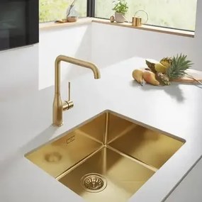 Grohe Essence - Dřezová baterie kartáčovaný Cool Sunrise