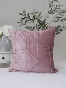 MK Lůžkoviny Povlak na polštář mikroplyš 45 × 45 cm - Gama starorůžový