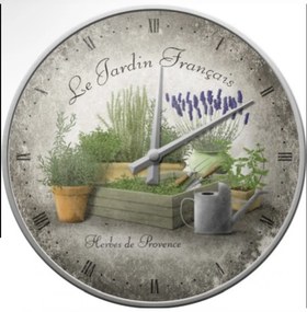 Nástěnné hodiny Le Jardin Francais