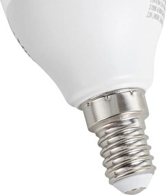Sada 5 chytrých stmívatelných LED žárovek E14 G45 Opal 4,9W 470 lm 2700-6500K