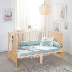 Postýlka s nastavitelnou výškou 70x140 cm v přírodní barvě Easy Sleep – Roba