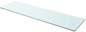 Policová deska sklo čiré 110x30 cm 243851